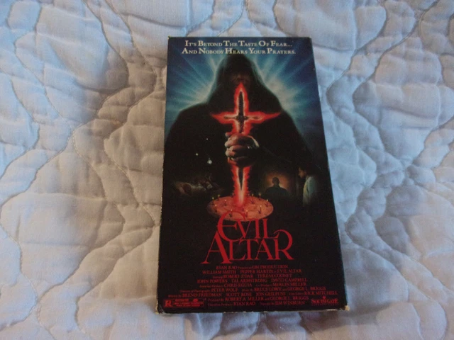 EVIL ALTAR VHS Screener Promo 80'S Horror William Smith Robert Z'dar Satanism £35.36 - PicClick UK