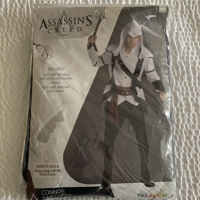 NIP PALAMON MENS Assassin's Creed Connor Adult Halloween Costume X ...