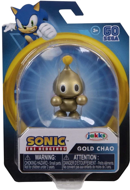 GOLD CHAO SONIC The Hedgehog 2.5” Articulated Mini Figure Sega Jakks ...