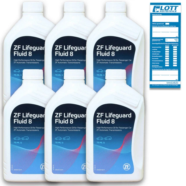 6X1L ZF ORIGINAL 8HP Life Guard Fluid 8 Automatikgetriebeöl Getriebeöl ...