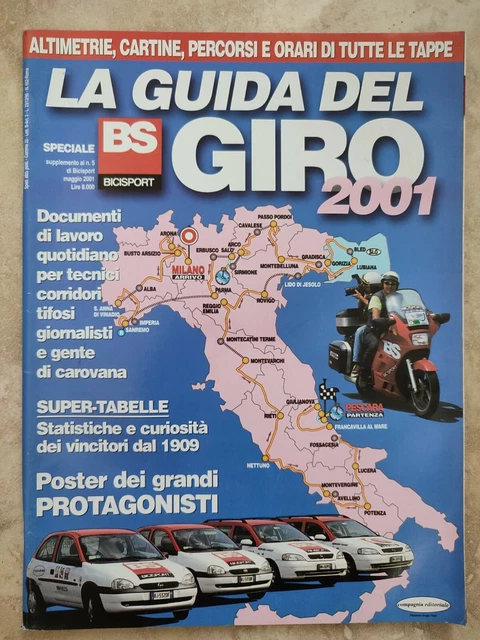 RIVISTA BS SPECIALE Di Bicisport - La Guida Del Giro N 5 Maggio 2001 ...