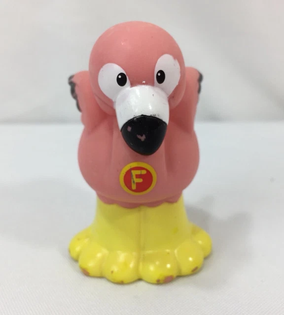 FISHER PRICE LITTLE People Alphabet Zoo ABC Letter F Flamingo ...