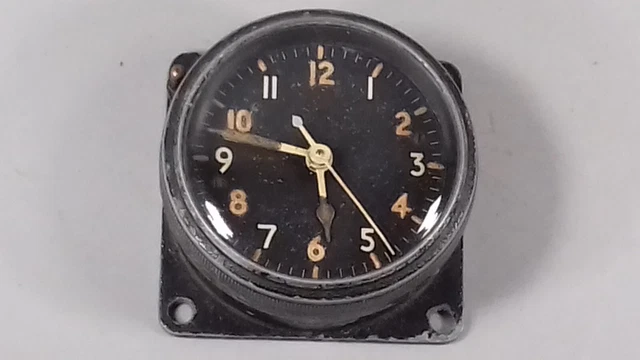 WW2 RAF COCKPIT Clock 6A / 1002 1 Day Air Ministry £91.00 - PicClick UK