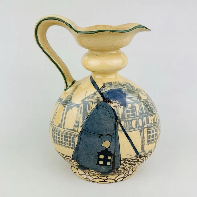 ANTIQUE ROYAL DOULTON Watchman Series Ware Ewer Whieldon 20cm D3190 ...
