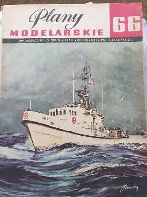 MODEL SHIP PLAN -Plany Modelarskie 66- Ships "Halny"&"Pegaso" £20.50 ...