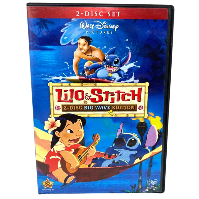 DISNEY LILO & Stitch (DVD, 2009) Big Wave Edition Good Condition!!! $9. ...