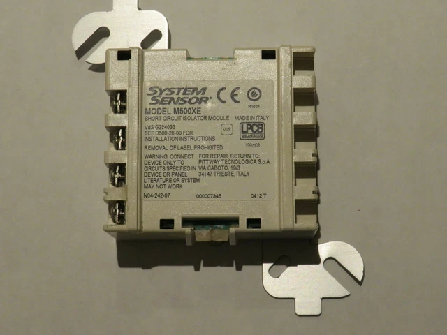 SYSTEM SENSOR M500XE Short Circuit Isolator Module $42.46 - PicClick