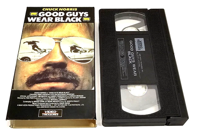 GOOD GUYS WEAR Black VHS 1990 Chuck Norris £8.17 - PicClick UK