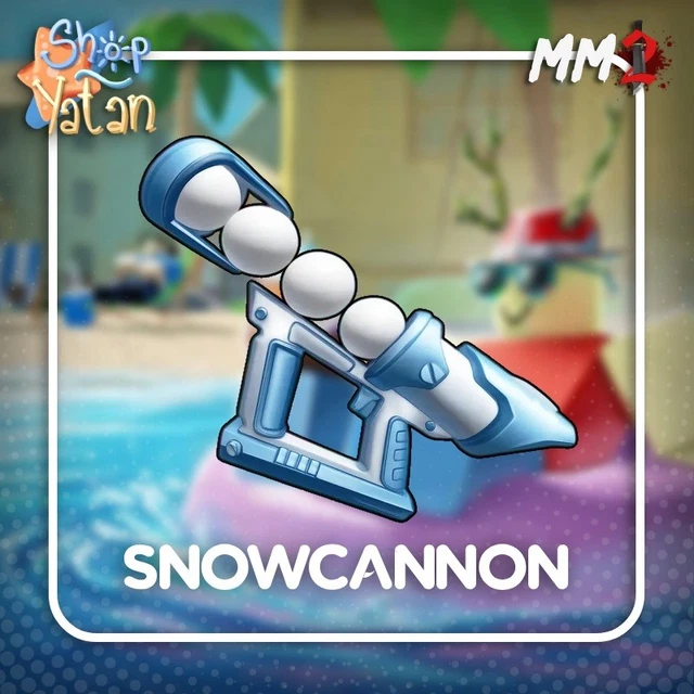 SNOWCANNON MM2 GUN - Murder Mystery 2 - Godly Gun - NEW £29.99 ...