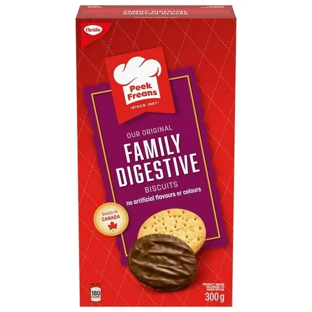6 X CHRISTIE Peek Freans Family Digestive Biscuit Cookies, 300g box ...
