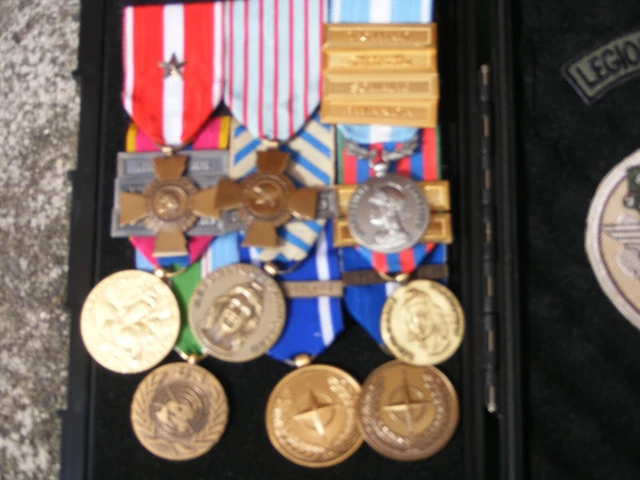 LOT LEGION ETRANGERE 2eme REP placard medailles opex coffret patchs ...