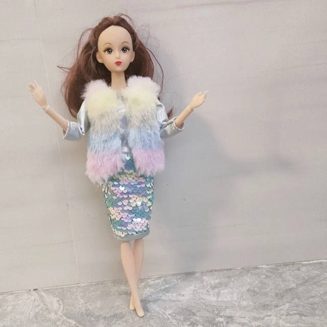 BARBIE DOLL SIZED Cloth/Accessory@Any 1 Vest&A Pair Shoes&1 Mini Dress ...