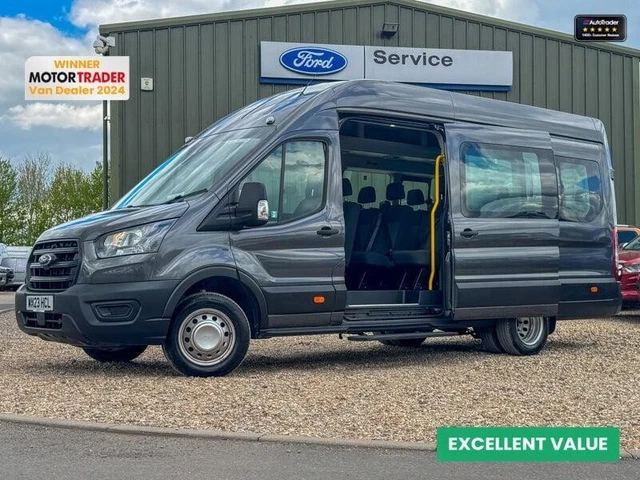 2023 FORD TRANSIT AUTO 17 Seat Minibus L4H3 High Roof AIR CON SUN ...