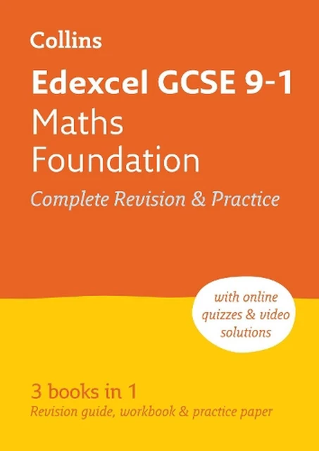EDEXCEL GCSE 9-1 Maths Foundation tout-en-un révision complète et ...