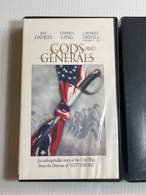 &GODS AND GENERALS& VHS Tape (Dated 2002) - 2-Tape Set £7.79 - PicClick UK