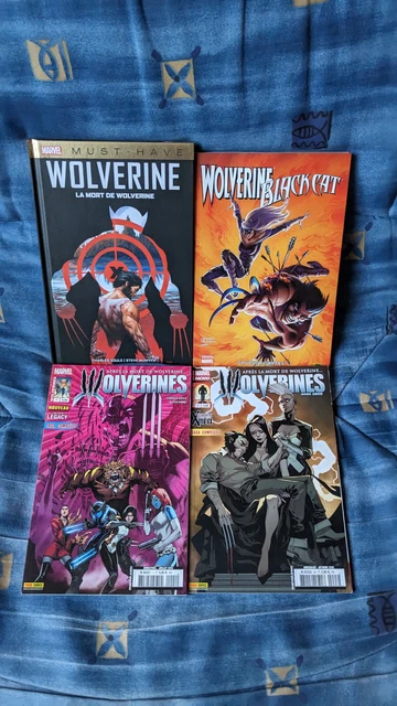 LOT DE 4 Comics Wolverine (La Mort de Wolverine, Black Cat...) EUR 29 ...