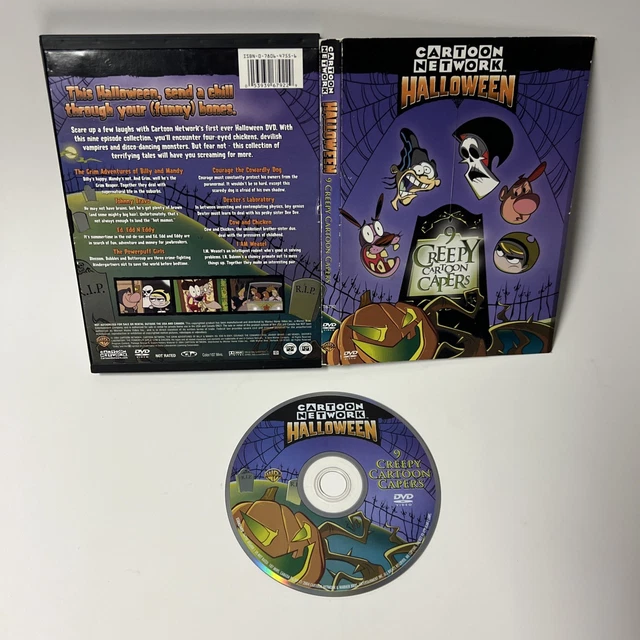 CARTOON NETWORK HALLOWEEN: 9 Creepy Cartoon Capers (DVD, 2004) Courage ...