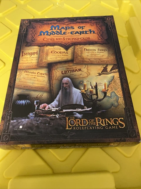LORD OF THE Rings Roleplaying Game: Maps of Middle Earth, Cities and ...