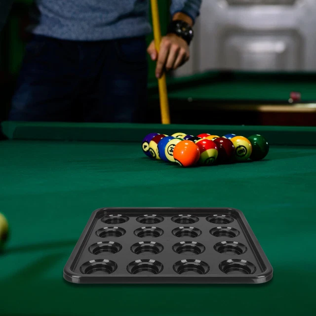 BILLIARDS TRAY PLASTIC Pool Snooker Ball Storage Table Balls Game ...
