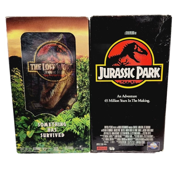 JURASSIC PARK VHS Set Of 2- Jurassic Park & The Lost World VHS Tapes £9.18 - PicClick UK