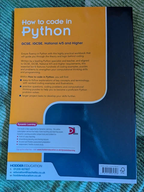 HOW TO CODE in Python GCSE, IGCSE, National 4/5 and Higher By Greg Reid ...