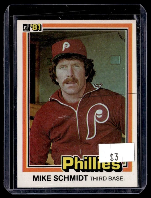 1980 TOPPS BURGER King Philadelphia Phillies Mike Schmidt Philadelphie ...