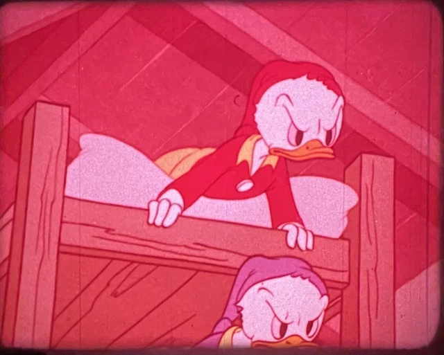 16MM FILM DONALD DUCK “Fire Chief” (1940) Disney Classic Cartoon Mylar ...