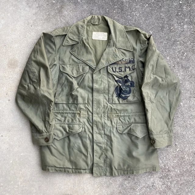 VINTAGE 1940S WWII M-1943 Field Jacket Military Combat Army Size 36R ...