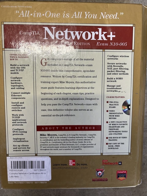 COMPTIA NETWORK + All-in-One-Prüfungshandbuch, fünfte Ausgabe (Prüfung N10-005) von Mike ...