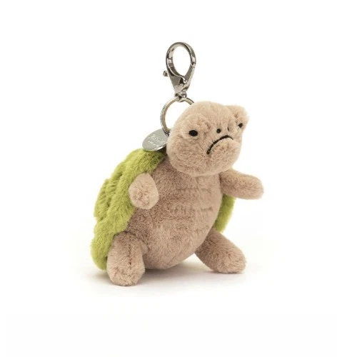 JELLYCAT TIMMY TURTLE Bag Charm - Cute Accessory Christmas Gift New w ...