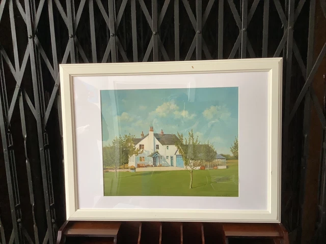 JOHN MARTIN OIL On Board Painting Of A House £149.00 - PicClick UK