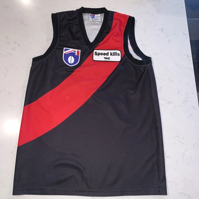 ESSENDON VINTAGE SHORT Sleeve Jersey/Jumper 90’s $199.99 - PicClick AU