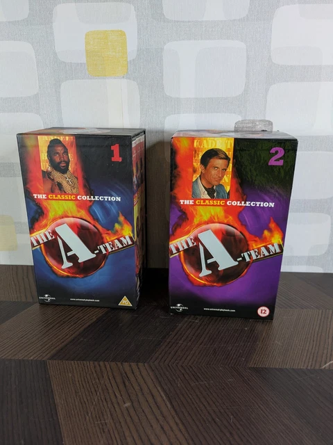 THE A-TEAM: THE Classic Collection VHS Box Sets - Volumes 1 &2 Pal £9. ...