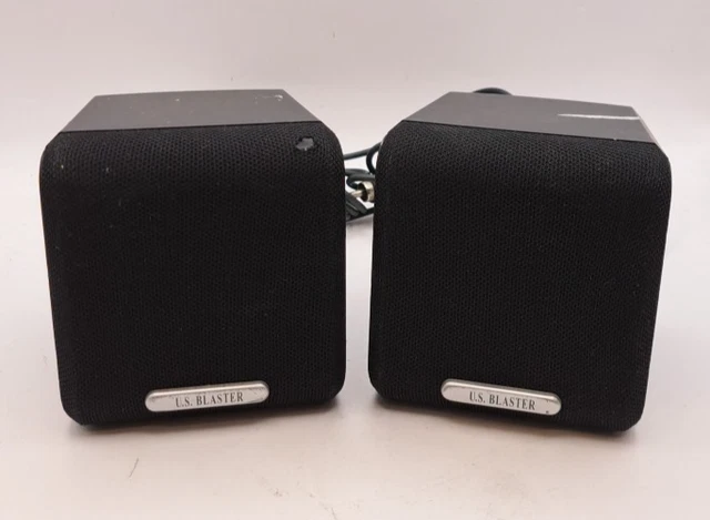US BLASTER PC Speaker Stereo Pair *UNTESTED - SEE DESCRIPTION* £0.99 ...
