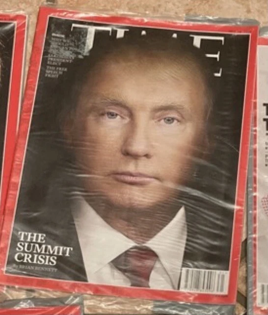 TIME MAGAZINE 2018 Donald Trump Putin Morph Summit Crisis Russia US NEW ...