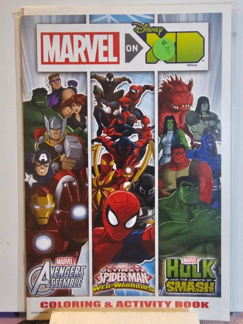MARVEL SUPER HEROES on Disney XD Coloring & Activity Book 2014 Marvel ...
