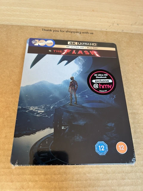 THE FLASH 4K UHD Blu Ray UK HMV Exclusive Steelbook NEW & SEALED DCU ...