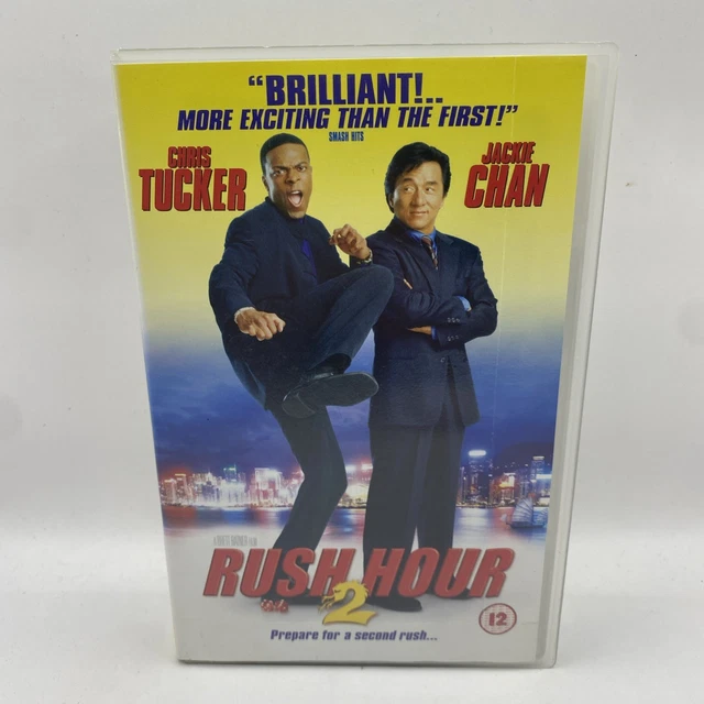 RUSH HOUR 2 Jackie Chan Chris Tucker BIG CASE VHS Video PAL Ex Rental £ ...