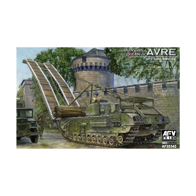 AFV CLUB MODEL 1/35 Churchill Mk.IV AVRE w/SBG Bridge New £71.77 ...