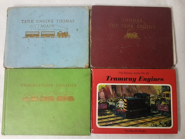VINTAGE THOMAS THE Tank Engine Books Bundle X 4 1950s Rare Props £9.99 ...