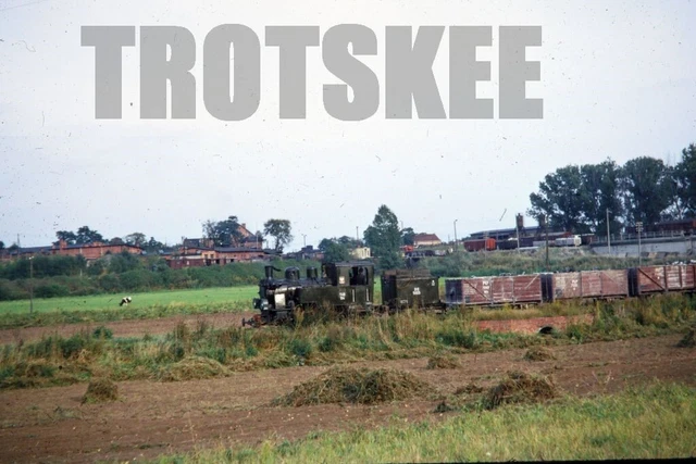 35MM SLIDE PKP Poland Railways Steam Loco T49 114 1971 Original Polish ...