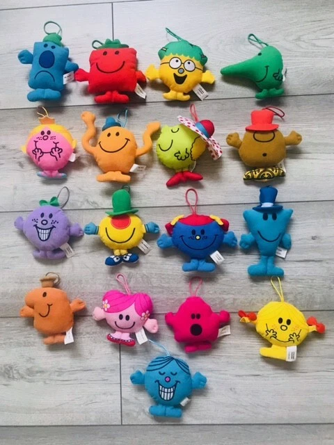 MR MEN AND Little Miss McDonalds Happy Meal Plush 2021 Soft Toy Bundle ...