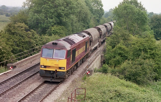 COLOUR NEGATIVE, CLASS 60, 60018, EWS livery £1.05 - PicClick UK