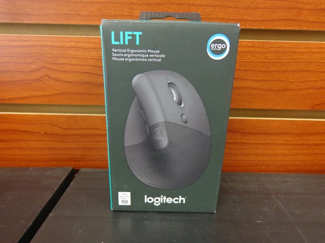 NEW AUTHENTIC LOGITECH Lift Vertical Wireless Ergonomic Mouse (910 ...