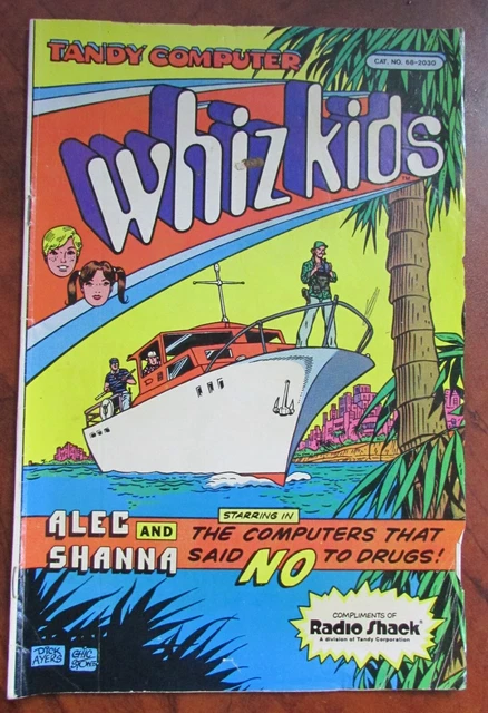 VINTAGE TANDY COMICS Comic Whiz Kids Computer That Said No To Drugs ...