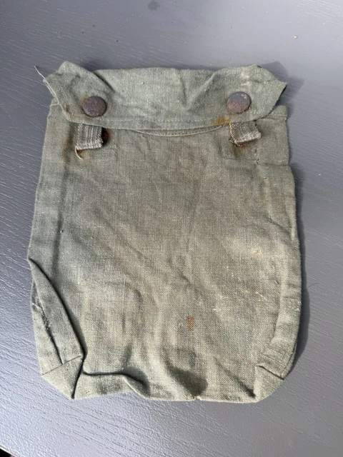 ORIGINAL WW2 GERMAN Army Gas Mask Cape Bag Pouch £31.92 - PicClick UK