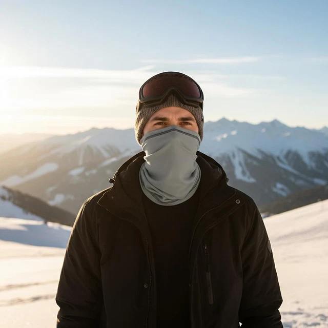 .>HEAT REACTIVE SKI Mask, Outdoor Cycling Neck Cover, Mask ...