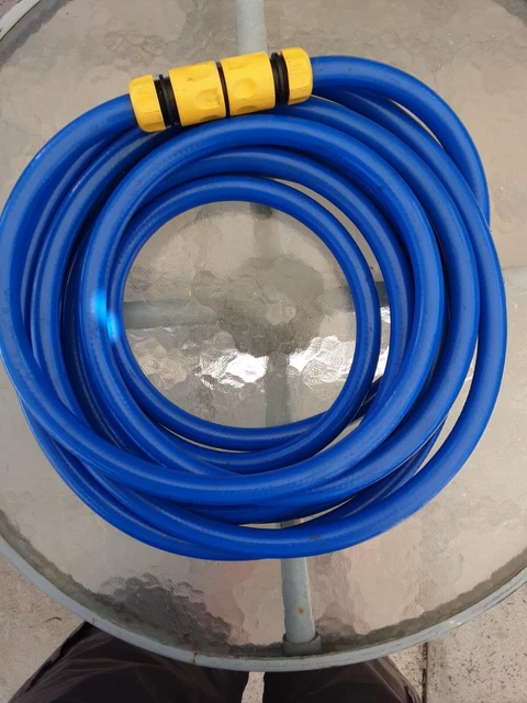 10 METRE MAINS adaptor extension blue food grade hose plus aquaroll ...