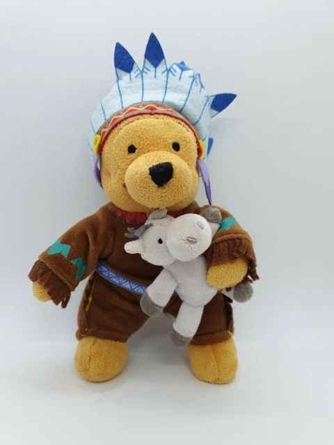 RED INDIAN POOH Disney Store Exclusive,Winnie The Pooh,Collectable Soft ...