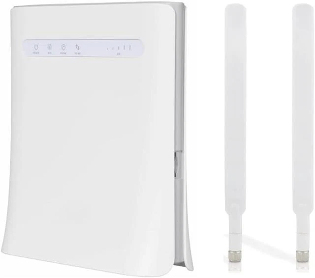 SBLOCCATO ZTE MF286D 4G/Lte 600Mbps Cat12 Router Wifi. Rj11 Tel Ports ...